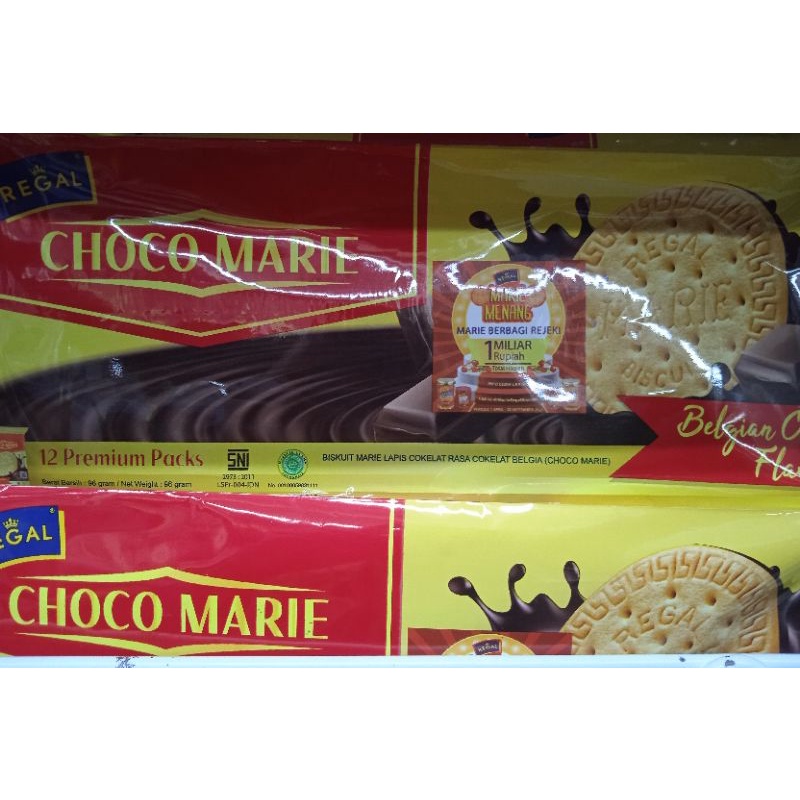 Jual Regal Choco Marie 96 Gram Belgian Choco Flavor | Shopee Indonesia