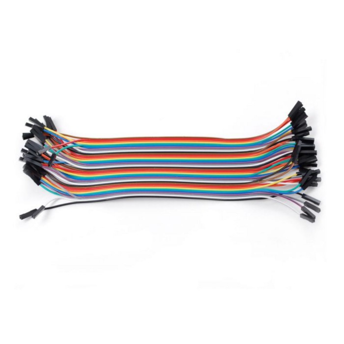 Jual kabel jumper arduino 20cm female to female 40pin 40p pelangi ...