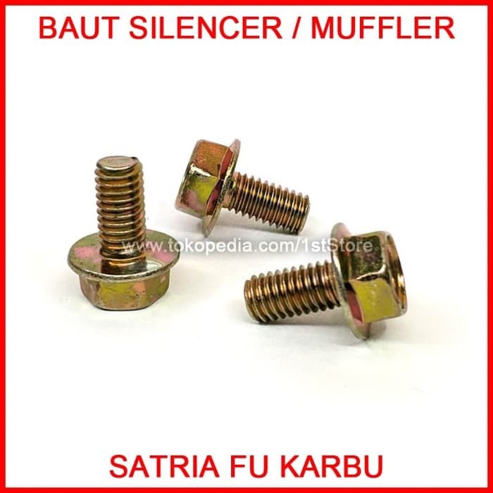 Jual Baut Knalpot Satria FU Karbu Adaptor Silencer Muffler Original CBU ...