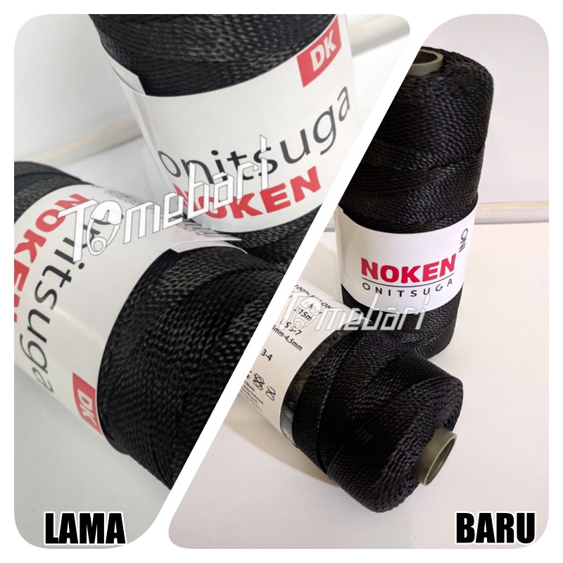 Jual BENANG RAJUT NILON HITAM BLACK NYLON ONITSUGA NOKEN (NOK- HTM ...