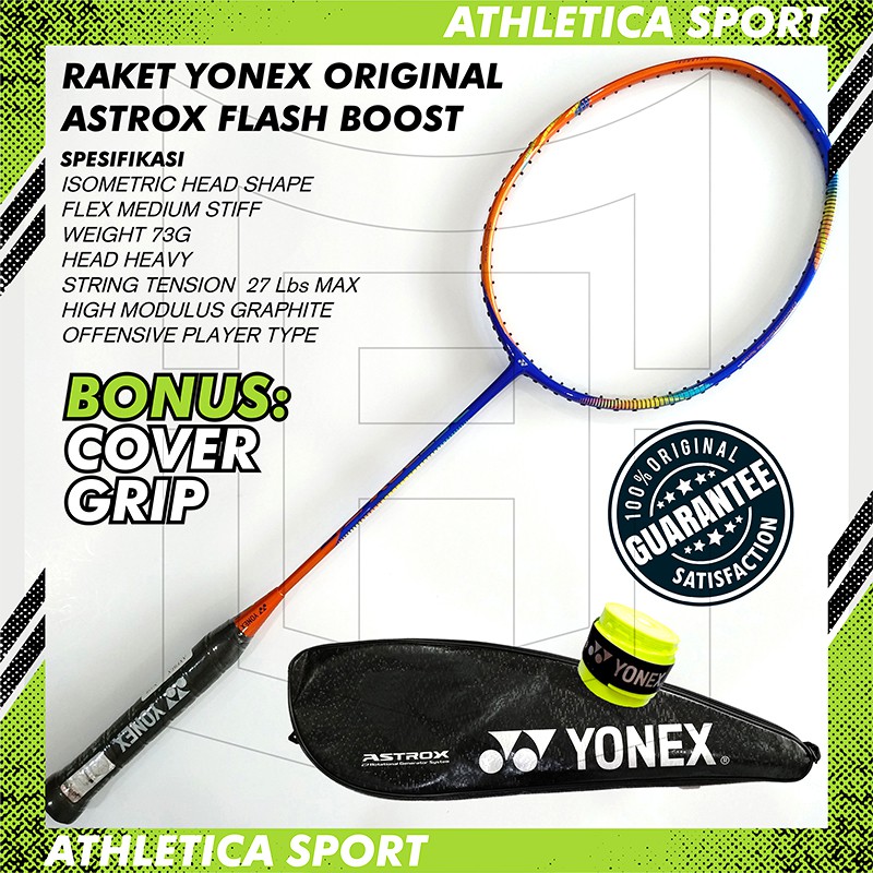 Jual RAKET BADMINTON YONEX ASTROX FLASH BOOST ORIGINAL | Shopee Indonesia