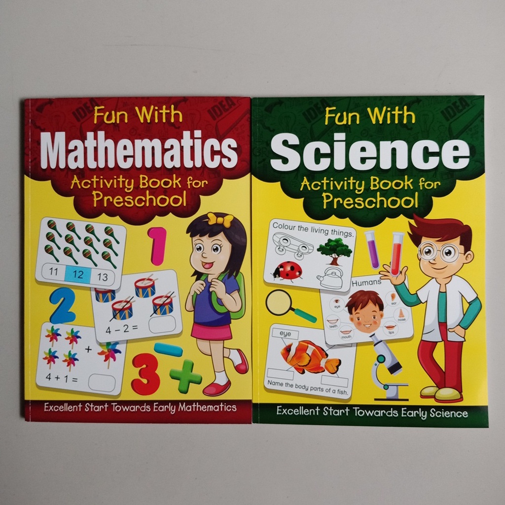 Jual BUKU FUN WITH MATHEMATICS / SCIENCE ACTIVITY BOOK FOR PRESCHOOL ...