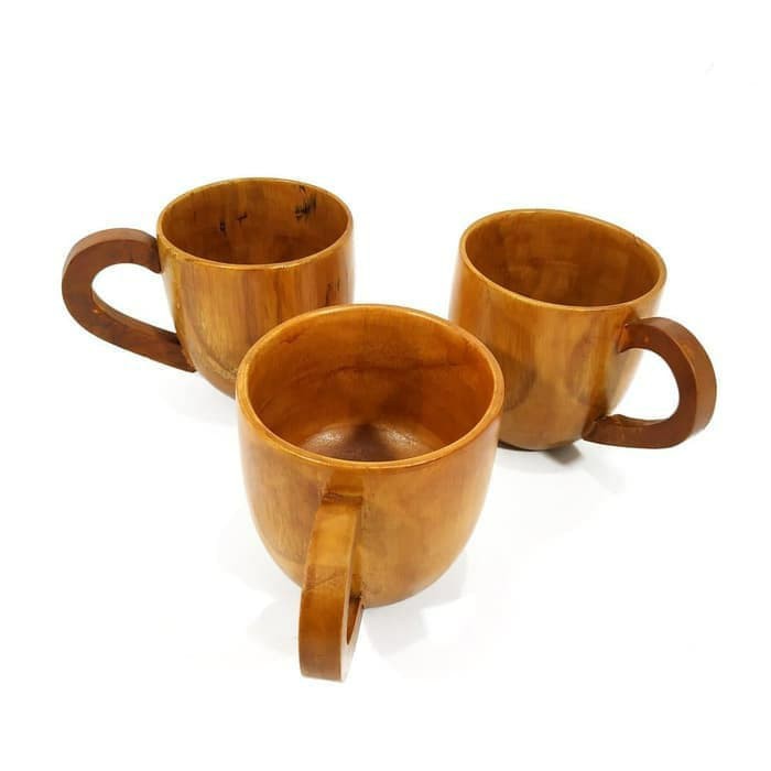 Jual Kerajinan Kayu Gelas Cangkir Tempat Minum Dan Hiasan | Shopee ...