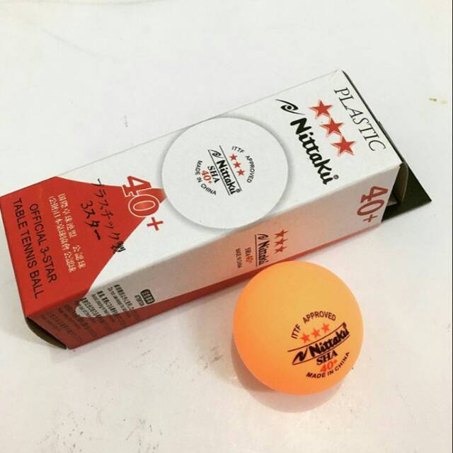 Jual BOLA PINGPONG NITTAKU ISI 3 PCS BOLA TENIS MEJA NITTAKU or DHS BAGUS IMPORT | Shopee Indonesia