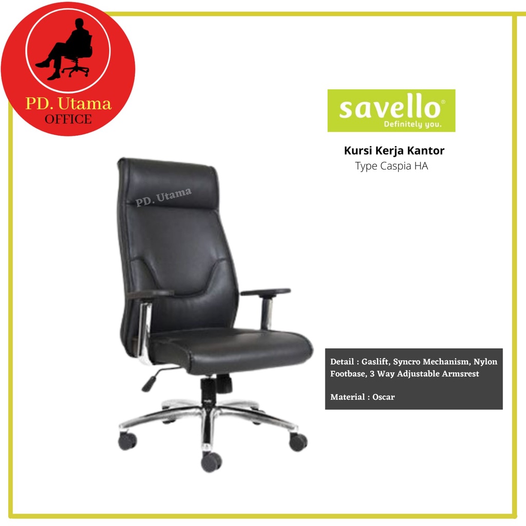 Jual Kursi Direktur Savello Caspia HA Kursi Kerja Kantor | Shopee Indonesia