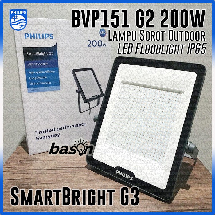 Jual PHILIPS BVP151 200W LED Flood Light G2 IP65 - Lampu Sorot Outdoor | Shopee Indonesia