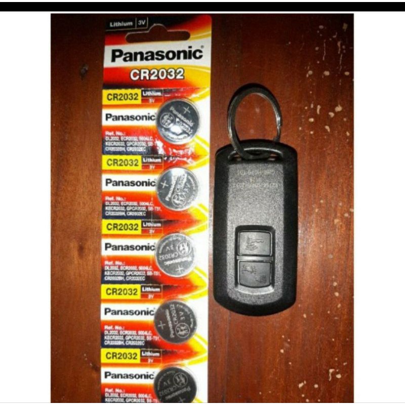 Jual baterai panasonic 2032 baterai remote motor honda PCX SCOOPY AEROX ...