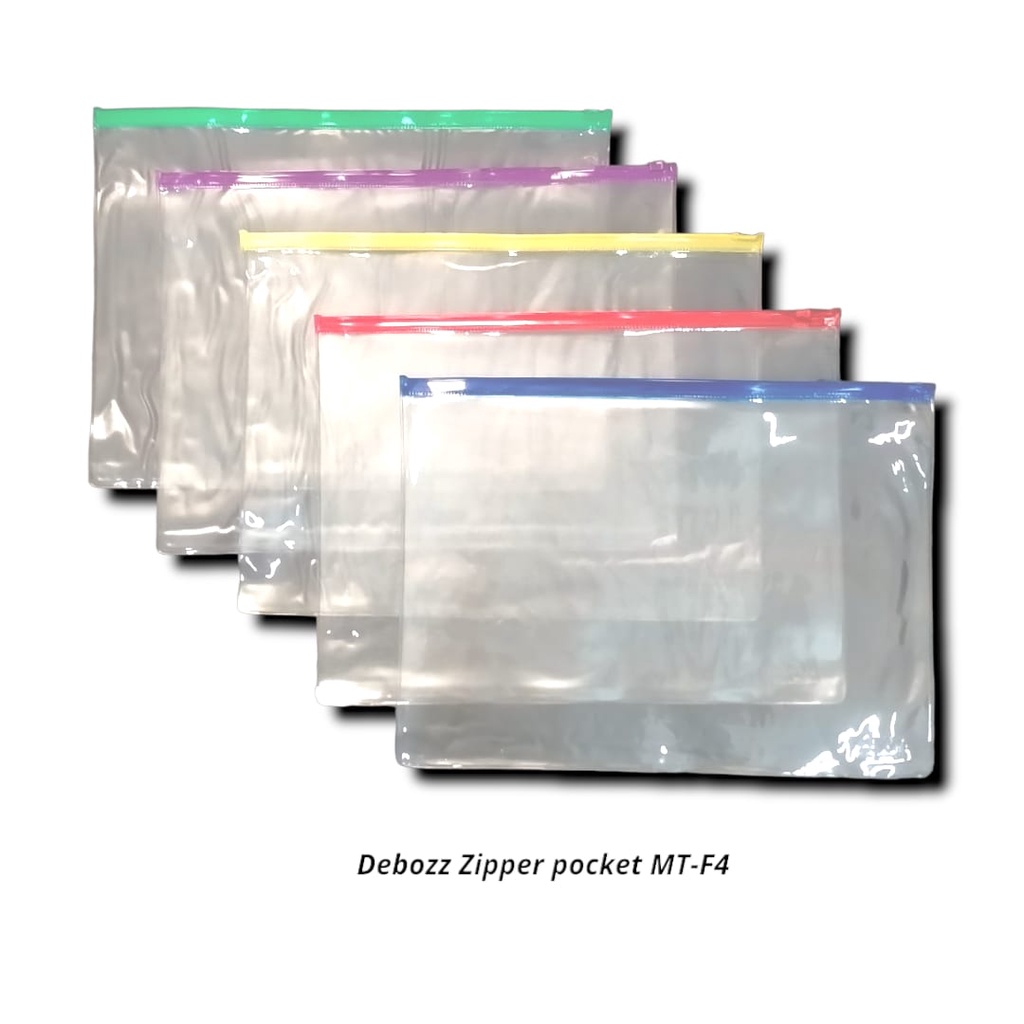 Jual MAP KLIP DOKUMEN PLASTIK TRANSPARAN ZIP FILE BAG FOLIO ZIPPER POCKET | Shopee Indonesia