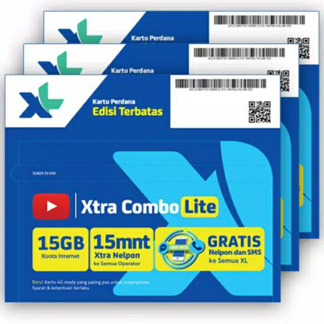 Jual PERDANA INTERNET XL COMBO LITE 15GB FULL 24 JAM ( DIKIRIM FISIKNYA ...