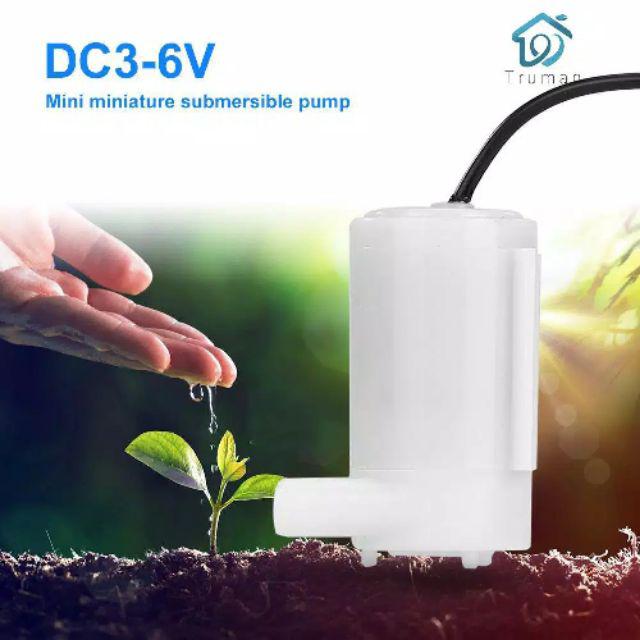 Jual Pompa air celup mini submersible water pump 3v-5v DC proyek ...