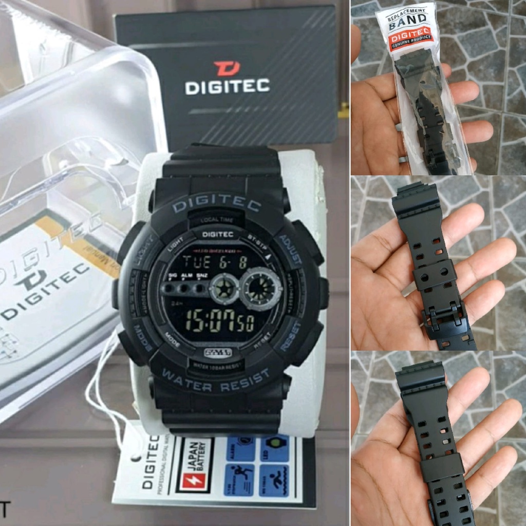 Jual STRAP RUBBER JAM TANGAN DIGITEC ORIGINAL TYPE DG 5031 | Shopee ...