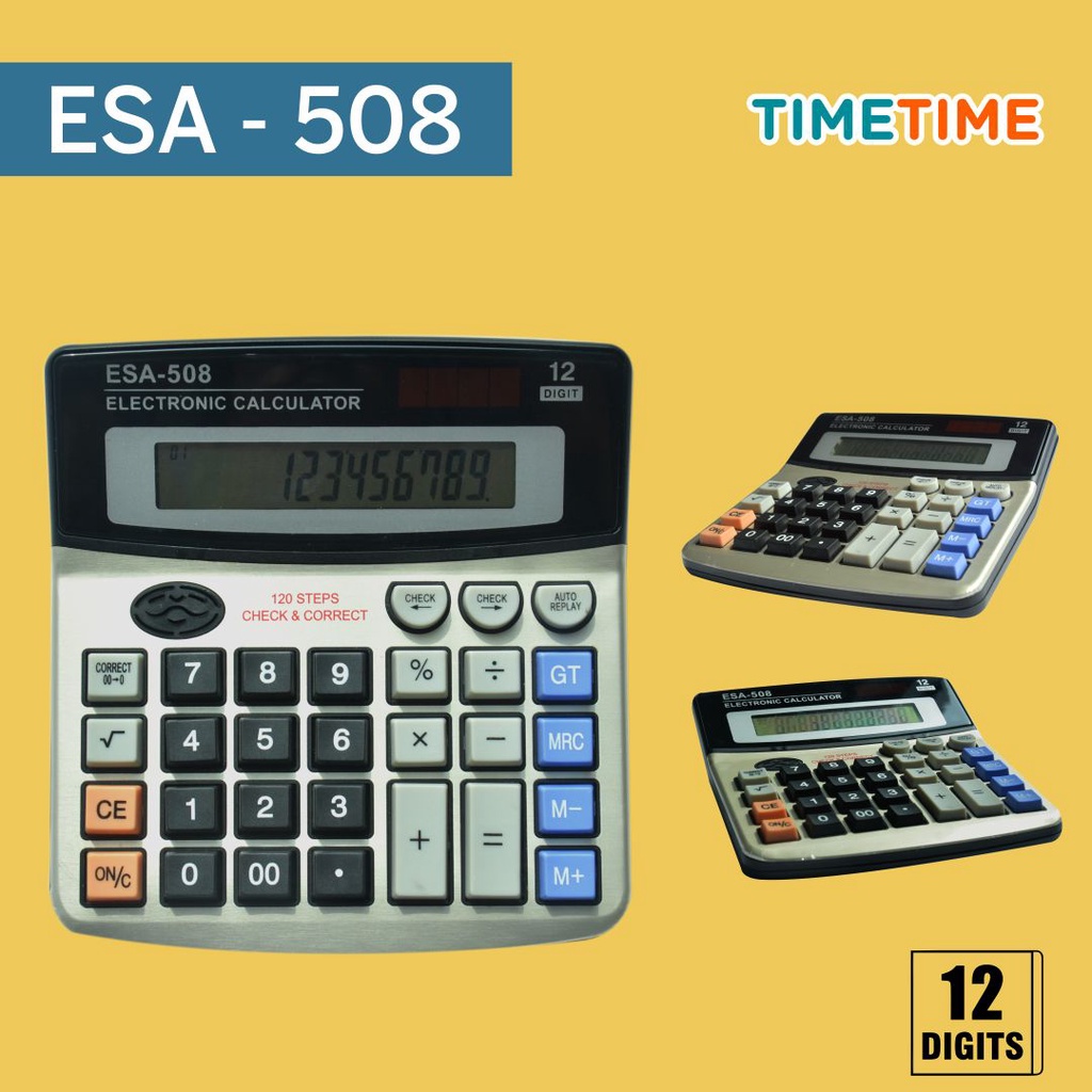 Jual Kalkulator Besar Kalkulator Jumbo Check Correct Calculator 12 ...