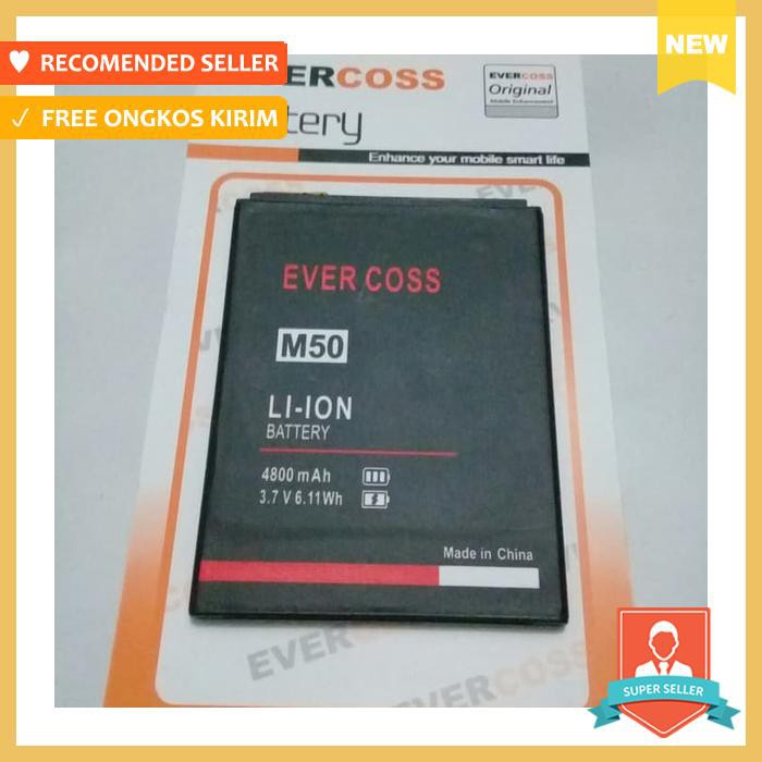 Jual Baterai handphone - baterai evercoss m50 star xtream 1 pro ...