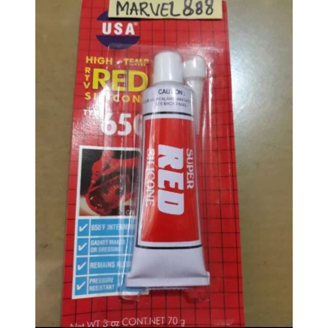 Jual Lem silicone red super 70g | Shopee Indonesia