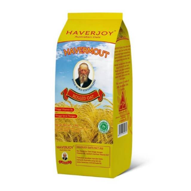 Jual haverjoy rolled quaker 1 kg | Shopee Indonesia