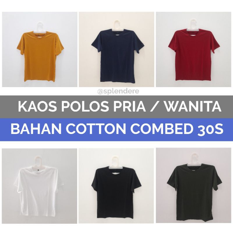 Jual KAOS POLOS COTTON COMBED 30S / KAOS COTTON COMBED 30S / KAOS POLOS ... Jual KAOS POLOS COTTON COMBED 30S / KAOS COTTON COMBED 30S / KAOS POLOS ...