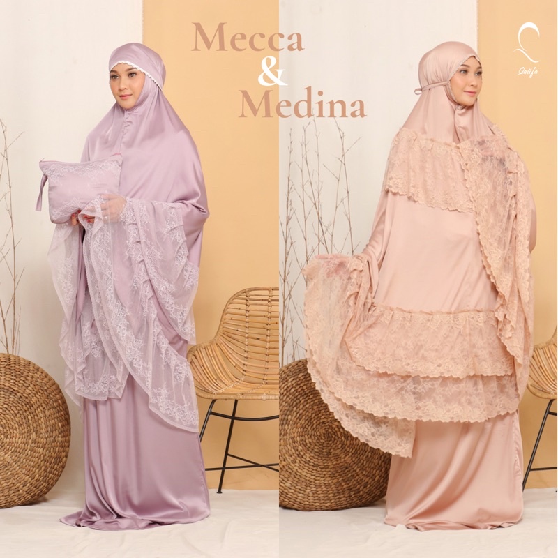 Jual QATIFA Mukena Mecca & Medina (Mukena Armani Silk) | Shopee Indonesia