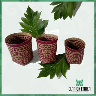 Jual Keranjang Anyaman Purun Khas Kalimantan Paket 3 Ukuran | Shopee ...