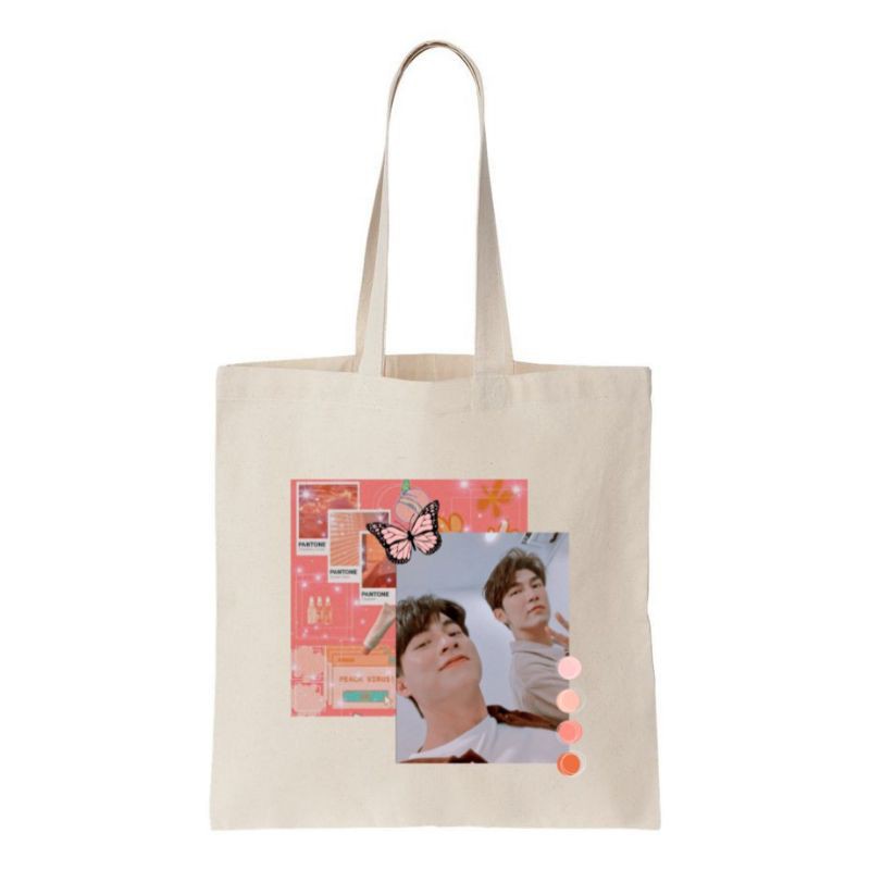Jual Totebag thailand actor bl full color, mewgulf,frankdrake,dll ...
