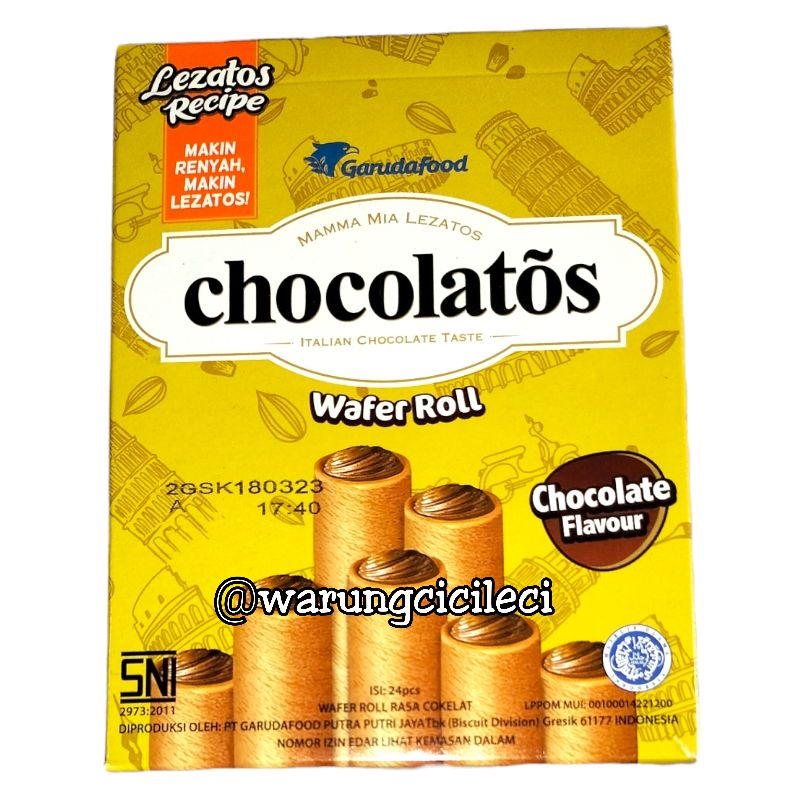 Jual CHOCOLATOS WAFER ROLL 7g x 24pcs | Shopee Indonesia