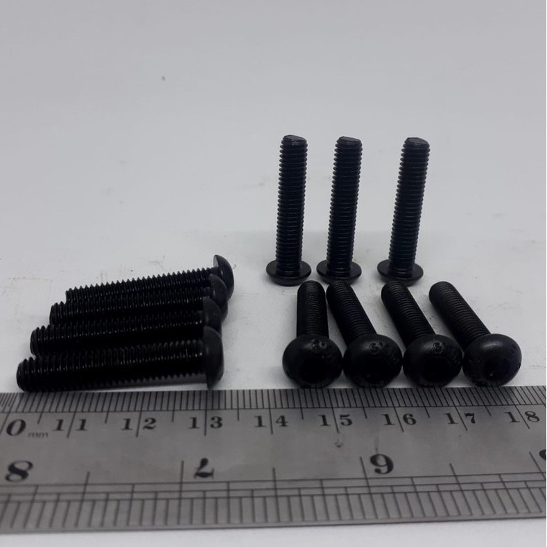 Jual BAUT L BUTTON M6 X 30 BAJA / BAUT L M6 X 30 BUTTON / BAUT L BUTTON M6X30 BAJA HITAM / BAUT ...