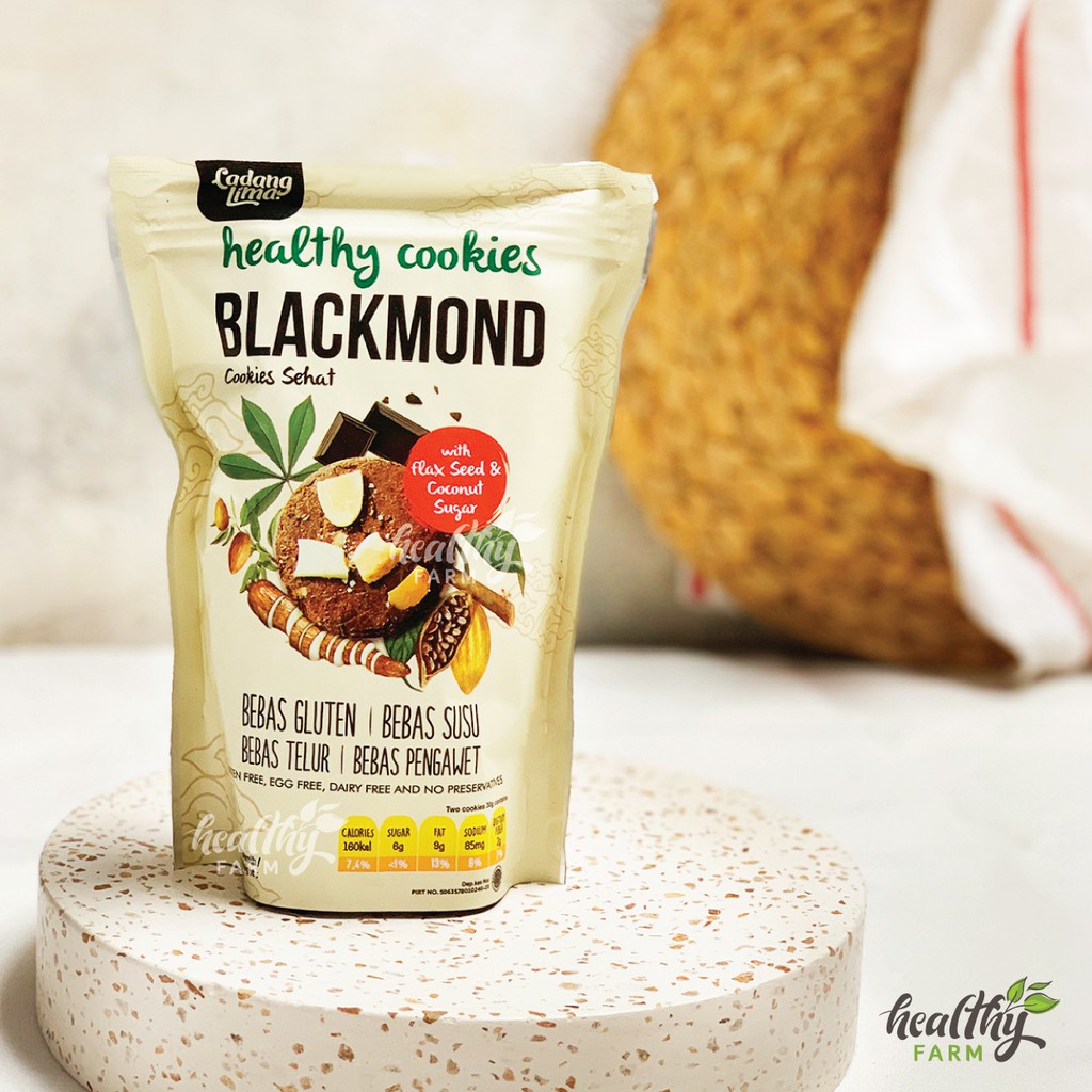 Jual Ladang Lima Blackmond Cookies Sehat Gluten Free | Shopee Indonesia