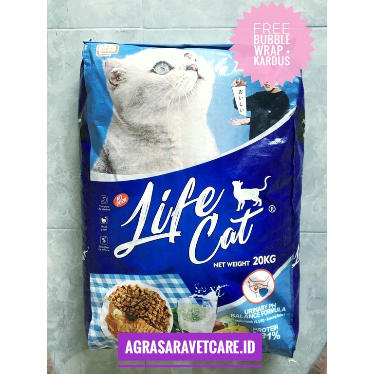Jual LIFE CAT PREMIUM DRY FOOD 1 KG - LIFE CAT DRY FOOD MAKANAN KUCING ...