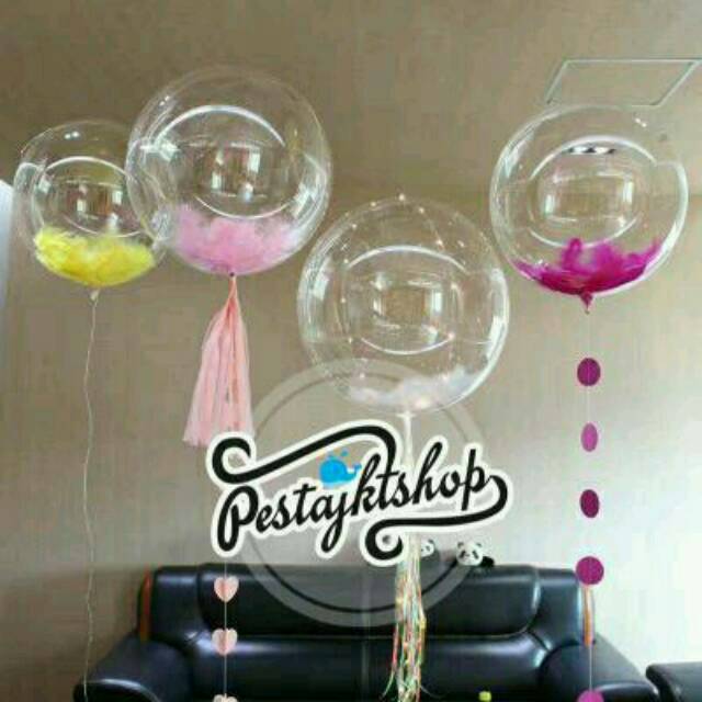 Jual BALON JUMBO TRANSPARAN PVC 18 , 24 dan 36 inch | Shopee Indonesia