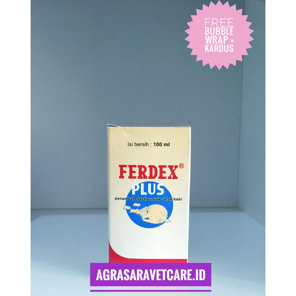 Jual FERDEX PLUS 100 ml- Obat anemia ternak Penambah Darah Anak Babi ...