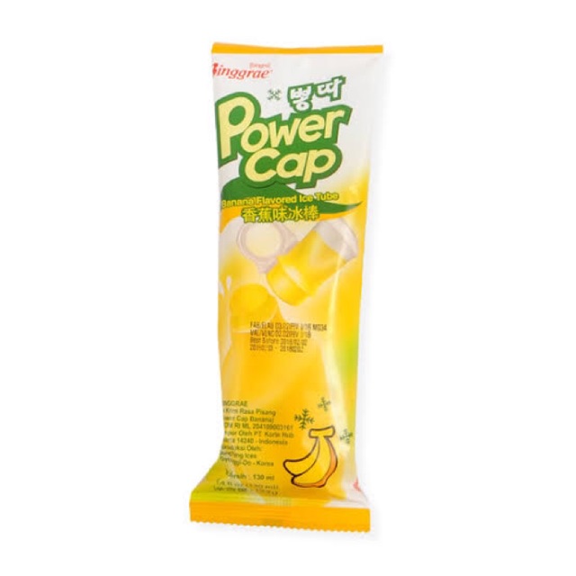 Jual BINGRRAE POWER CAP BANANA FLAVORED ICE TUBE KOREA | Shopee Indonesia