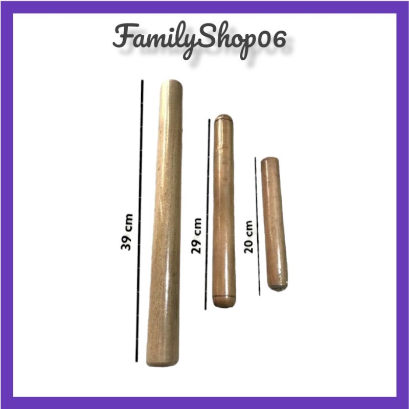 Jual Rolling pin kayu / roll perata adonan kue | Shopee Indonesia