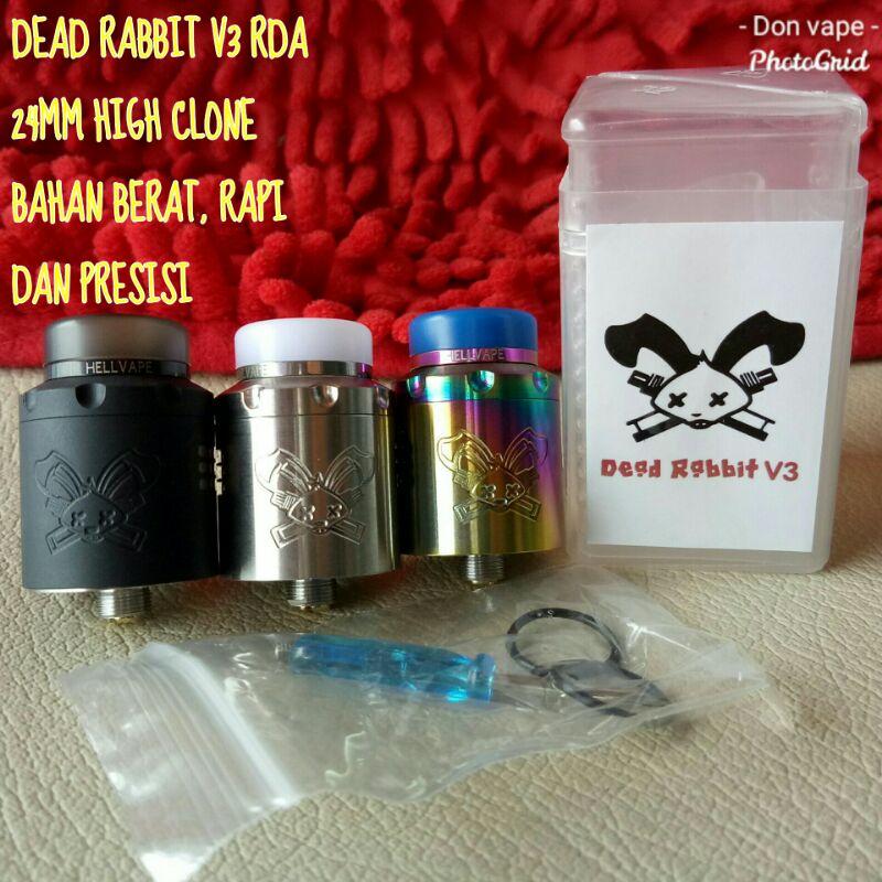 Jual DEAD RABBIT V3 RDA 24MM HIGHCLONE | Shopee Indonesia