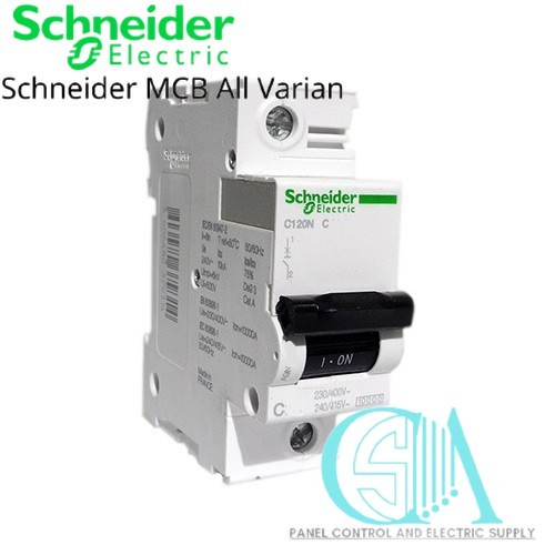 Jual SCHNEIDER MCB 10KA C120N 1P 80A A9N18357 Mini Circuit Breaker Listrik Standar SNI ORIGINAL ...