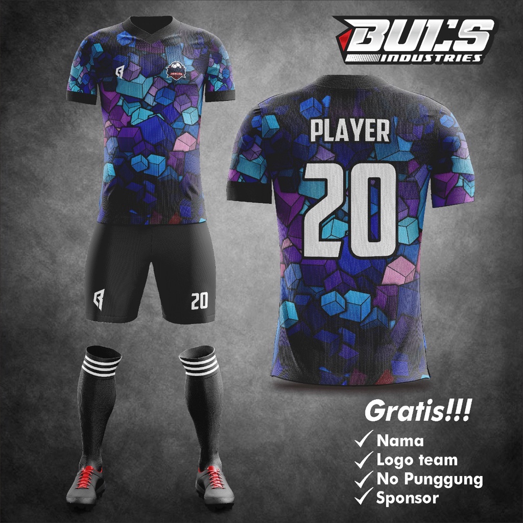 Jual JERSEY FUTSAL JERSEY BOLA CUSTOM FULL SET (BISA SATUAN) | Shopee ...
