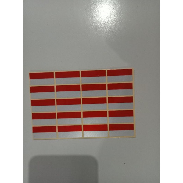 Jual Sticker Pipi Cutting Merah Putih Sticker Bendera Merah Putih HUT ...