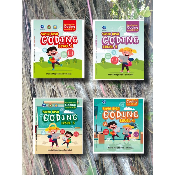 Jual Buku Pelajaran Coding Untuk SD Dan MI: Saya Bisa Coding Level 1 - 4 | Shopee Indonesia