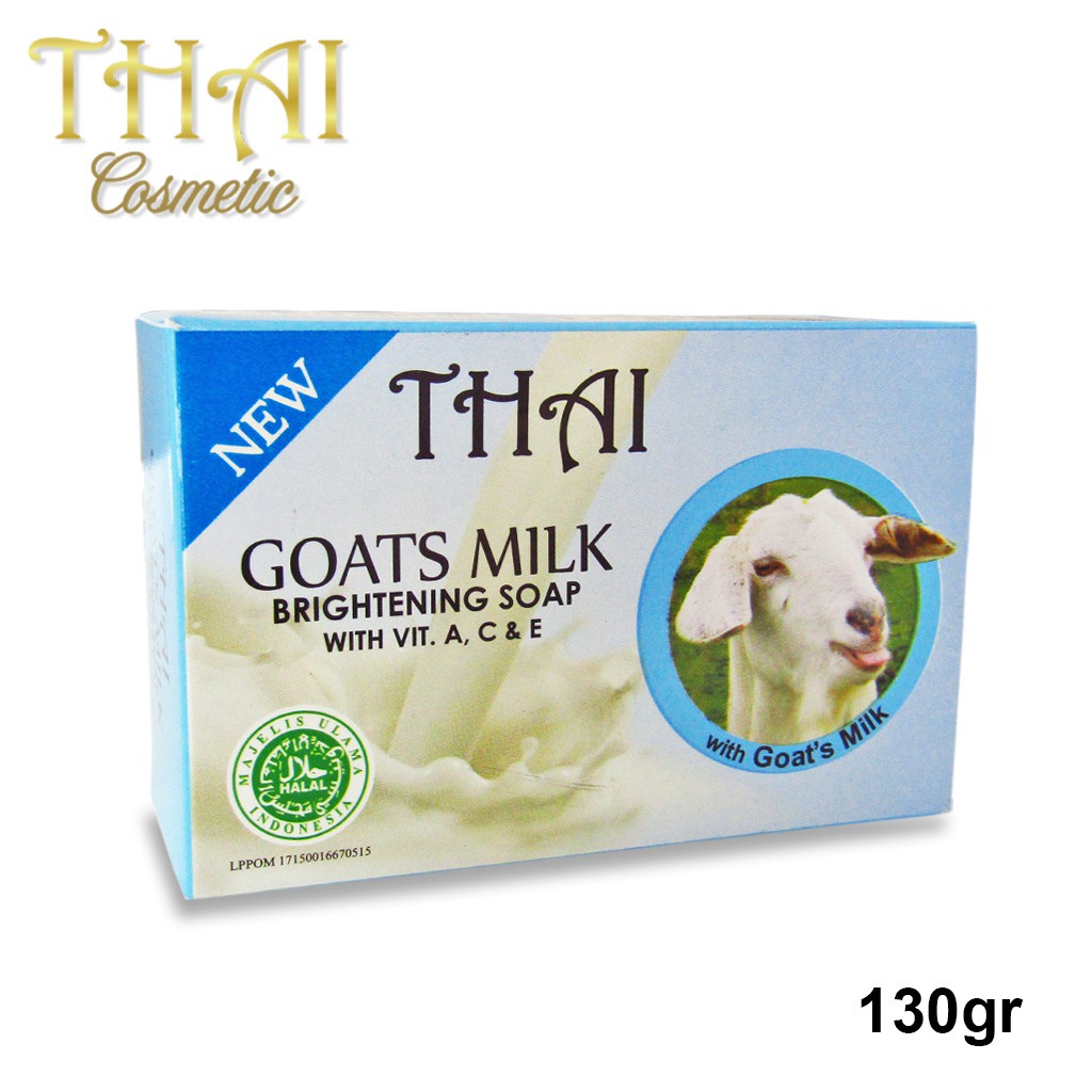 Jual Thai Goats Milk Brightening Soap / Sabun Susu Kambing 130gr ...