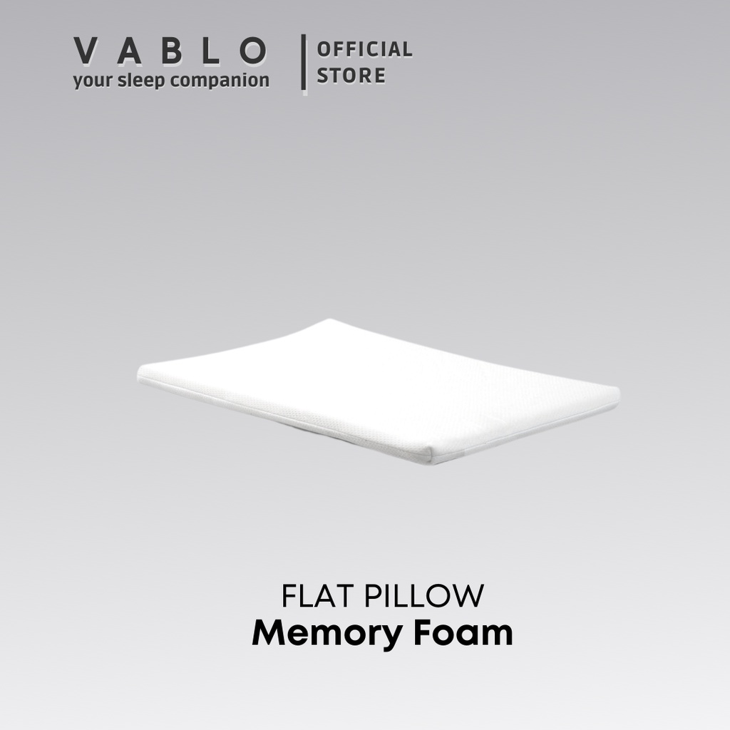 Jual Vablo bantal memory foam penambah tebal 4cm - uk 55x32x4cm - wool ...
