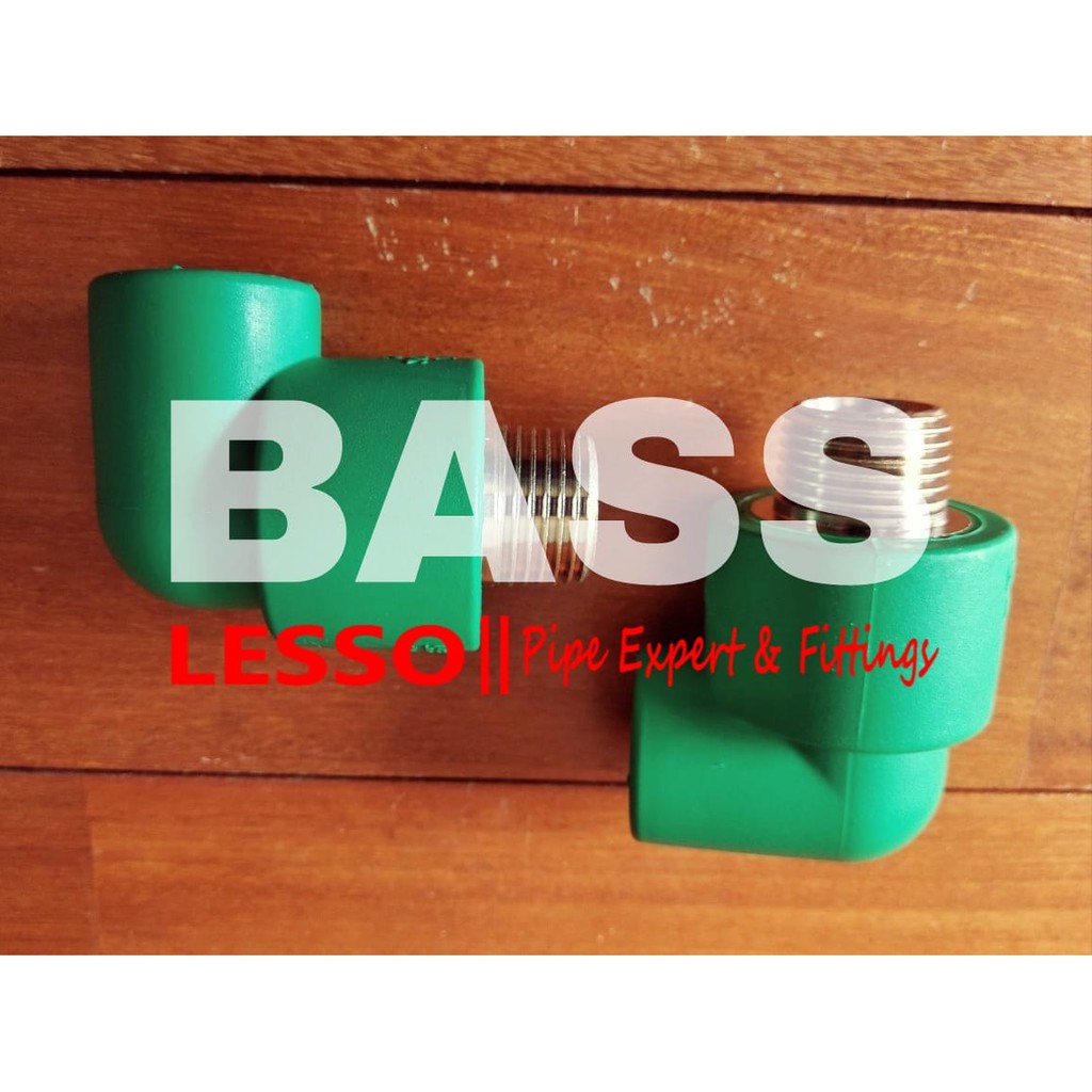 Jual Elbow Drat Luar PPR Lesso 32mm 1" inch EDL Male Thread Elbow ...