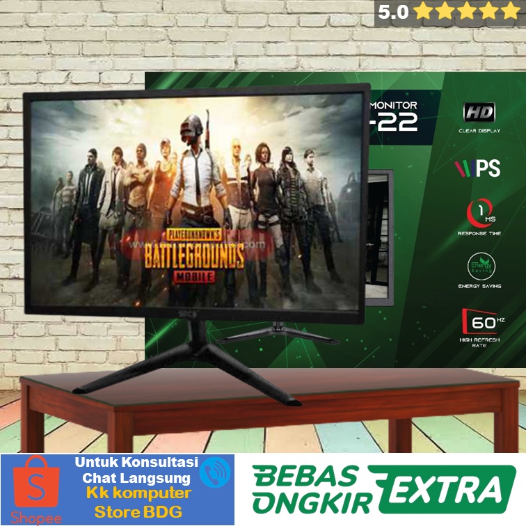 Jual MONITOR LED SPC 22 INC 22" IPS FHD MONITOR GAMING EDITING DESIGN MURAH | LED MONITOR SPC ...