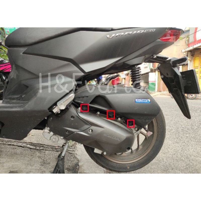 Jual Set Baut Pegangan Box Filter Honda PCX 160 Vario 160 Probolt ...