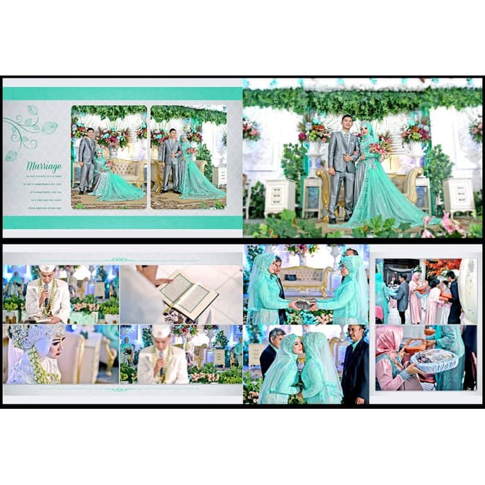 Jual Template Collage PSD | Photoshop PSD Kolase Album Wedding ...