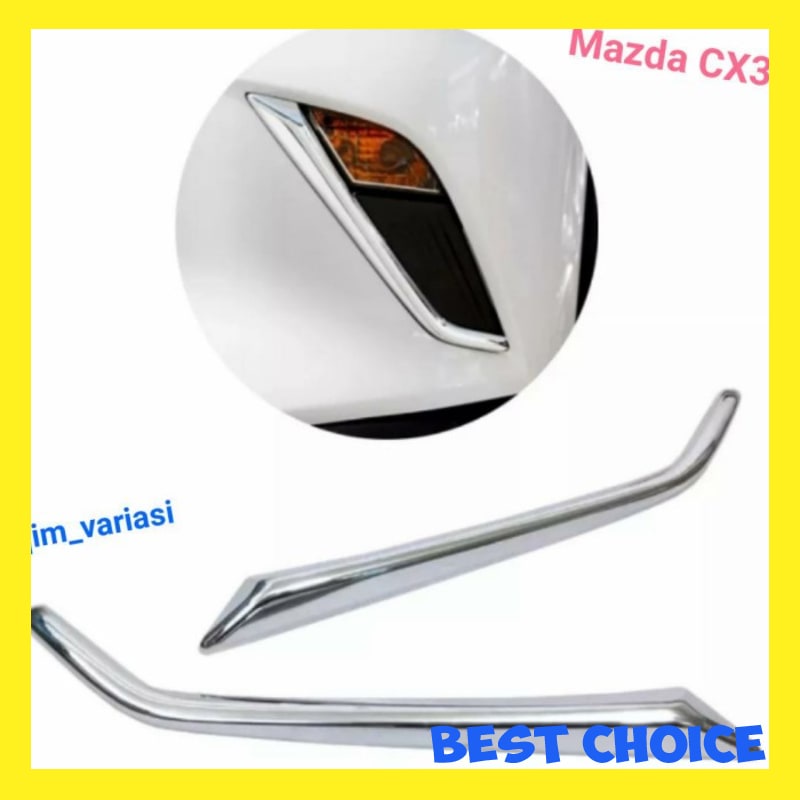 Jual List Lis Variasi Foglamp Fog Lamp Mazda CX3 CX 3 | Shopee Indonesia