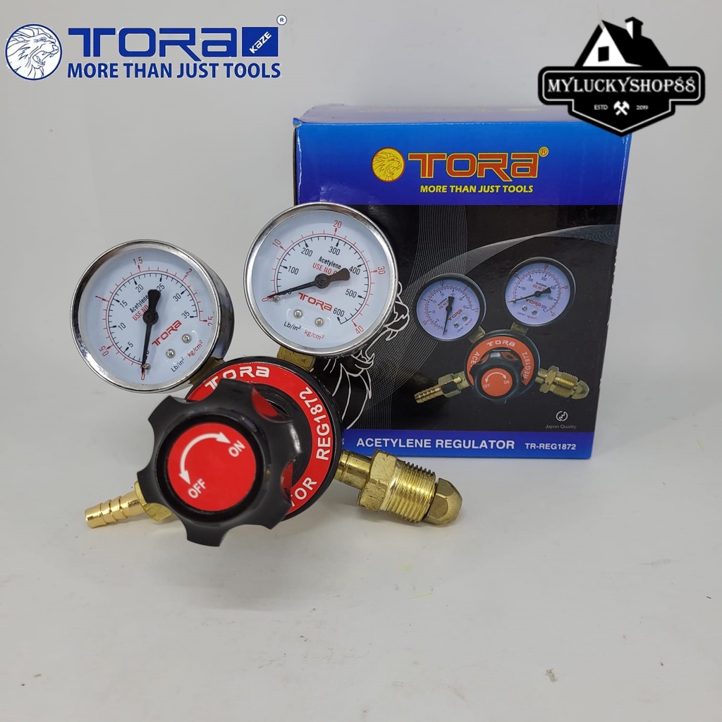 Jual Tora Acetylene Regulator For Welding Regulator Tabung Las Acitilin | Shopee Indonesia