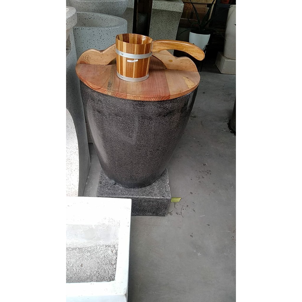 Jual Bak Mandi Minimalis Teraso cat hitam finishing glossy, FREE ONGKIR ...
