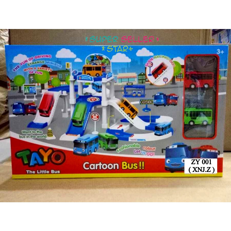 Jual Mainan Tayo | Diecast Tayo | Mainan Mobil Anak Bus Tayo Play Set ...