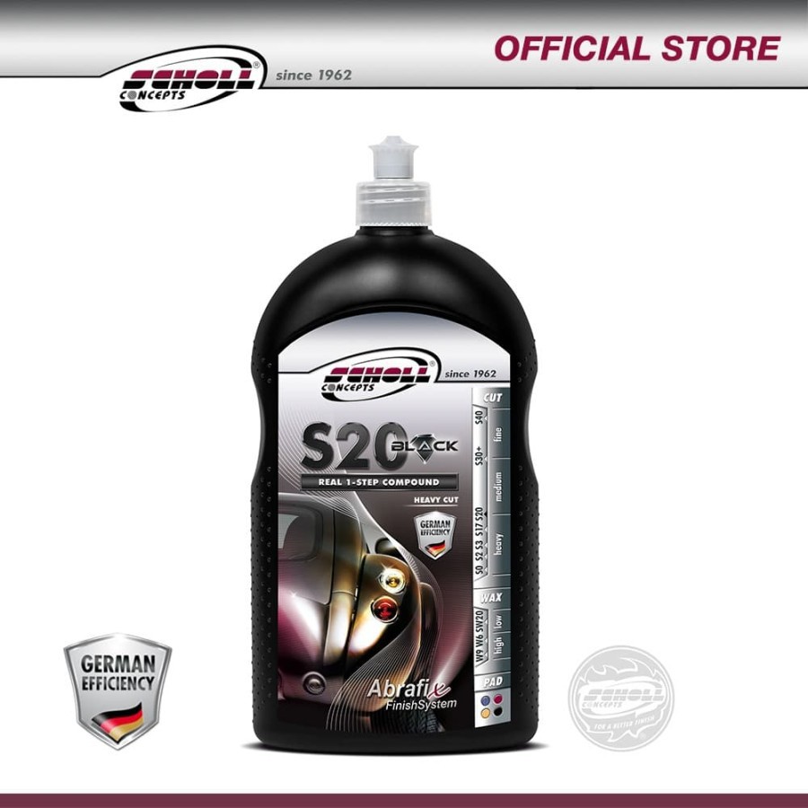 Jual Scholl Concepts S20 Black Real 1 Step Compound - 500 gr | Shopee ...