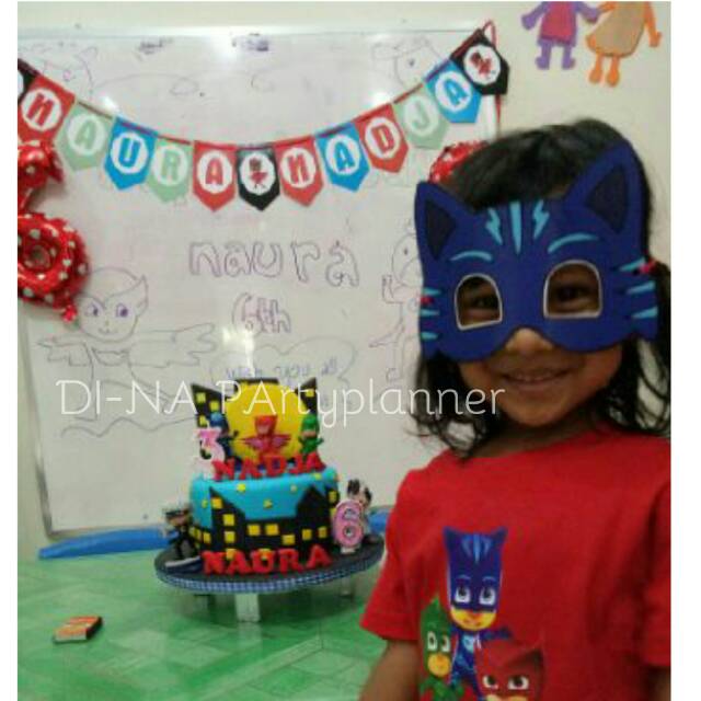 Jual topeng ulang tahun custom bisa request desain dan tema | Shopee ...