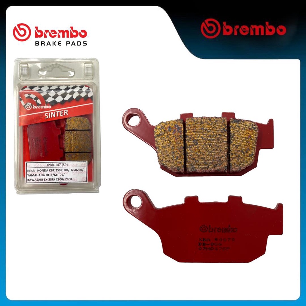 Jual Kampas Rem Belakang KAWASAKI ZX-25R / Z800 BREMBO BRAKE PAD SP ...