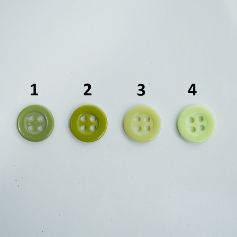 Jual Kancing baju lubang 4 / kancing kemeja / kancing seragam (1lusin ...